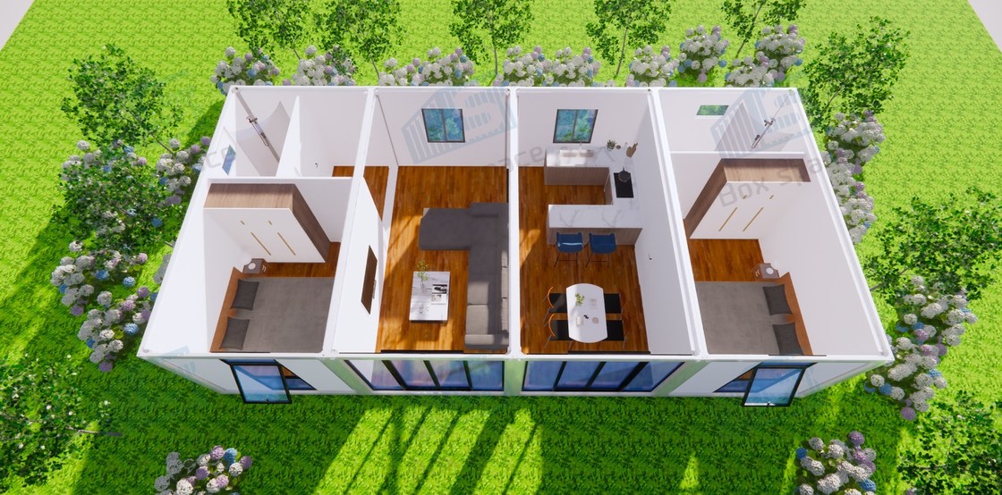 Boxspace Pre Manufactured Container Homes Modular Prefab House Luxury ...